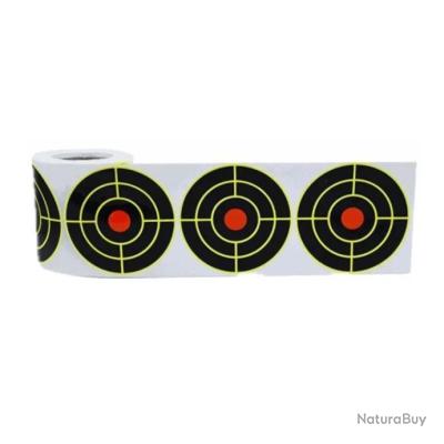 200 cibles réactives autocollante - Cible jaune ou rouge promo ...