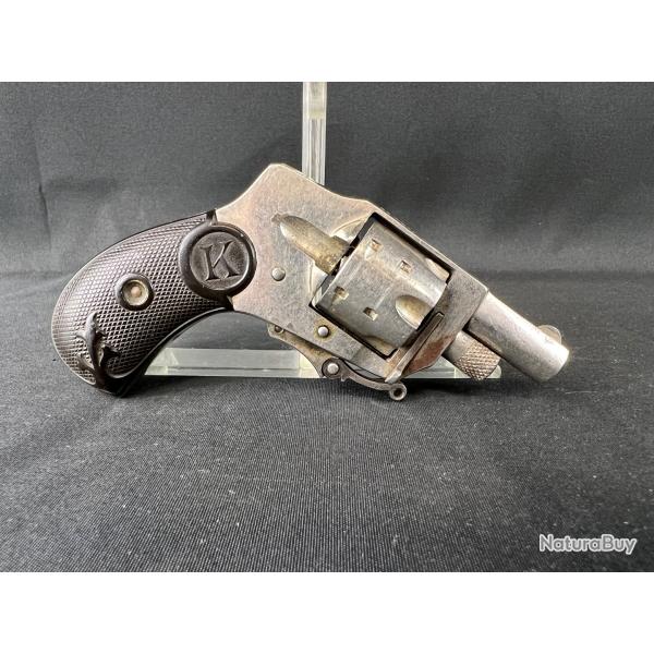 MINI REVOLVER DE POCHE BABY HAMMERLESS KOLB calibre 22 short ...
