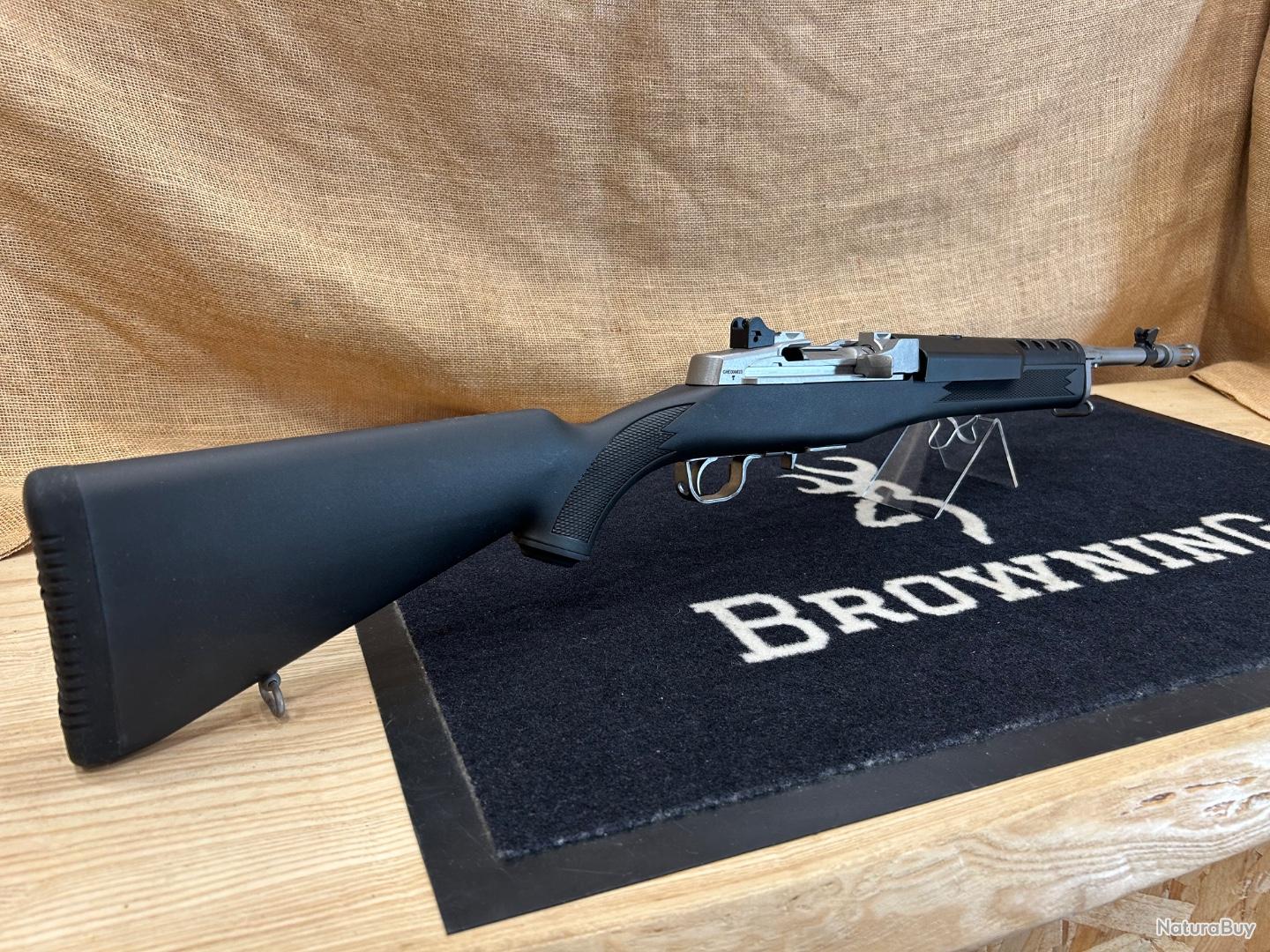 Carabine RUGER Mini 14 Tactical stainless 5.56 Nato 16.15 - Carabines ...