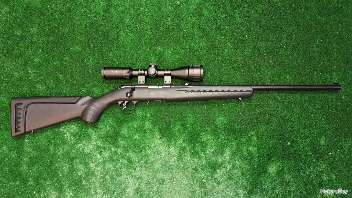 Carabine Ruger mod. americain rimfire cal.22 LR avec lunette Hawke ...