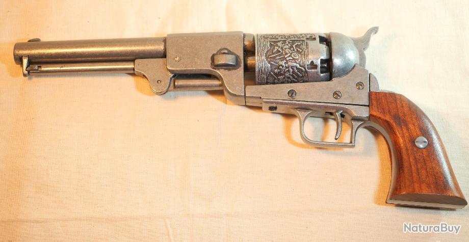 WESTERN - GROS Revolver DENIX Army Dragoon Colt USA 1848 barillet ...