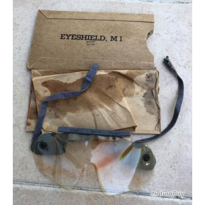 1 lunettes de protection anti-gaz Eyeshield M1 US WW2 USA américain ...
