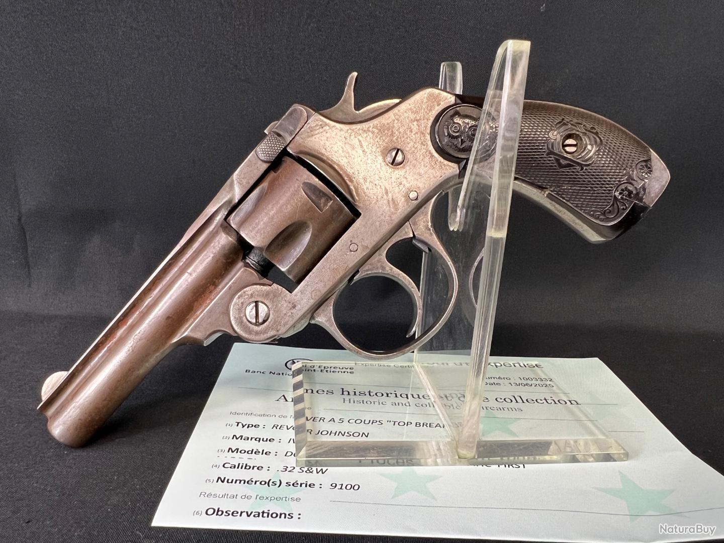 IVER JOHNSON DA SAFETY AUTO FIRST MODEL calibre 32 SW short - Revolvers ...