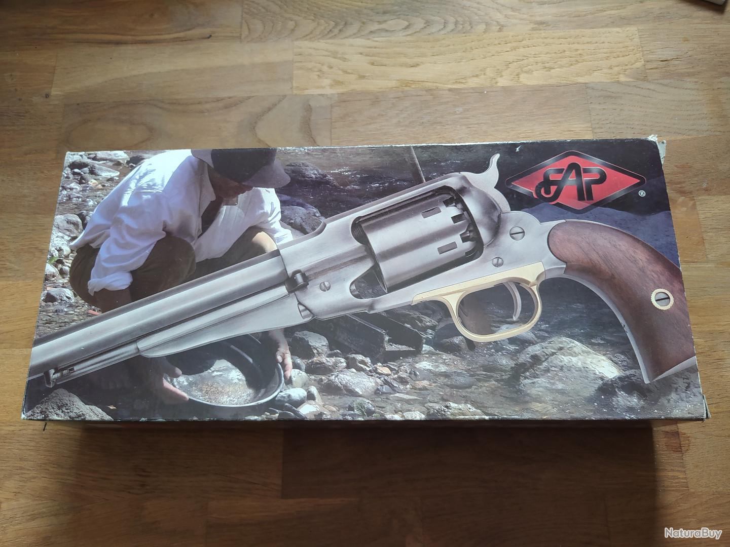 Pietta cal.44 1858 New Model army Sheriff INOX - Revolvers à poudre ...