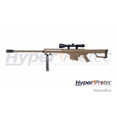 Pack Réplique airsoft fusil sniper G31C Barrett M82 toute équipée - Tan ...