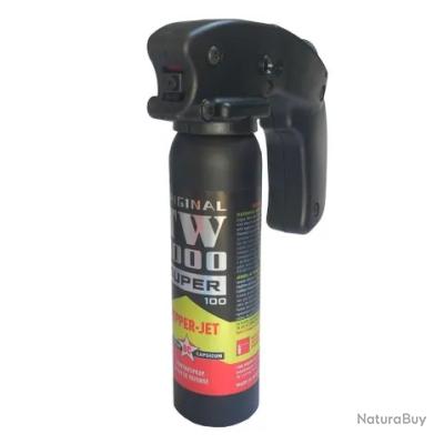 Spay de défense au poivre TW1000 Super 100 Pepper Jet 100 ml x1 spray - PROMOTION - Bombe ...