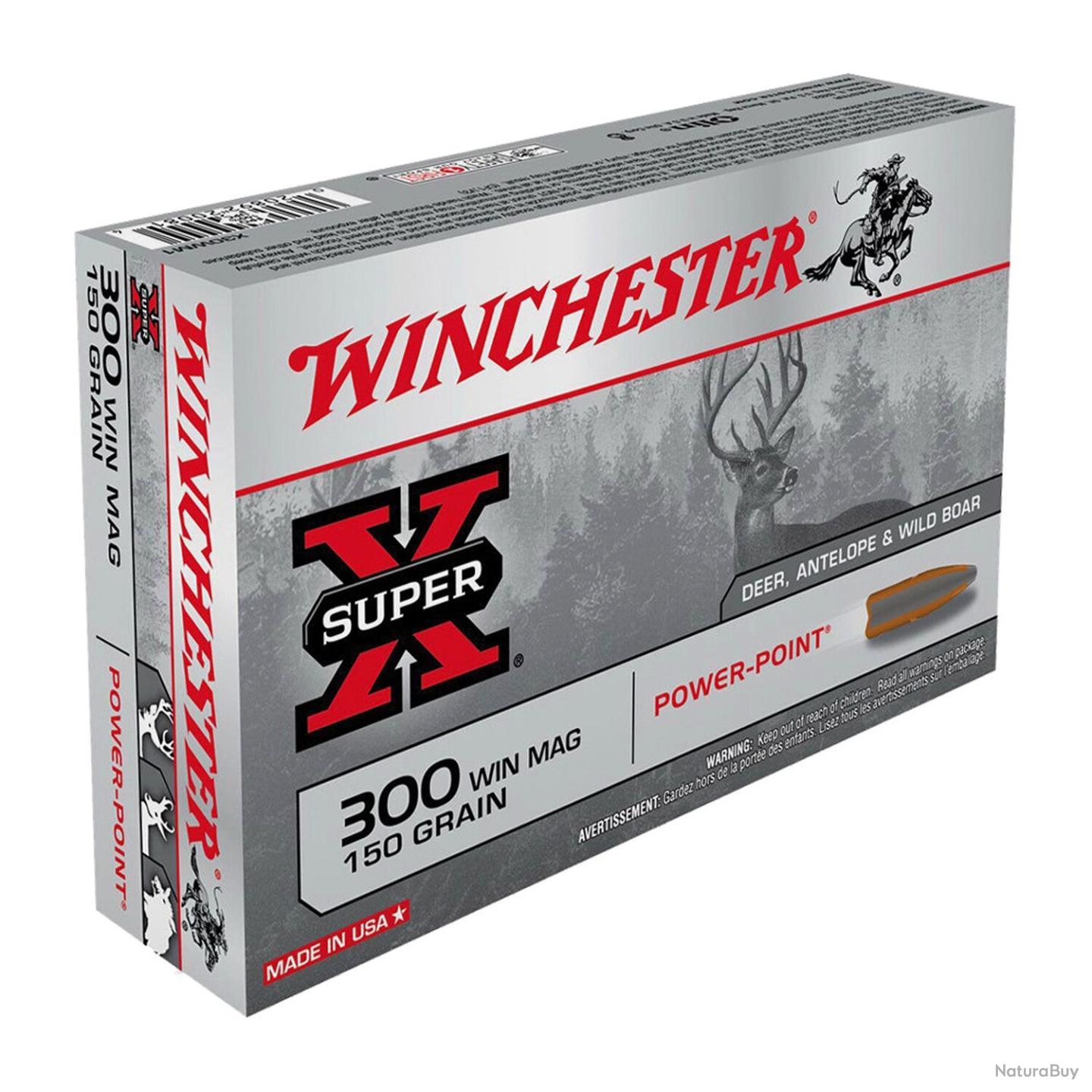 .300 Win. Mag., Power Point, 11,7g/180grs. (Calibre: .300 Win. Mag ...