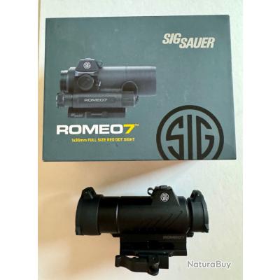 Viseur Point-Rouge Sig Sauer ROMEO7 1x30 mm - Points rouges de tir et ...