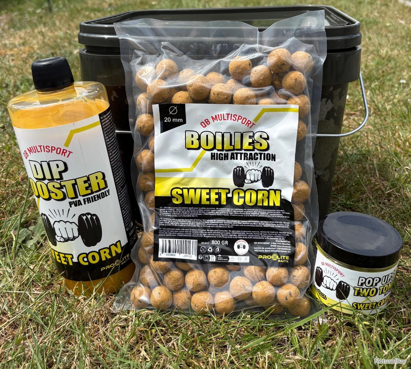 Pack QB Multisport by pro élite baits sweet corn EXCLUSIF 2,5kg ...
