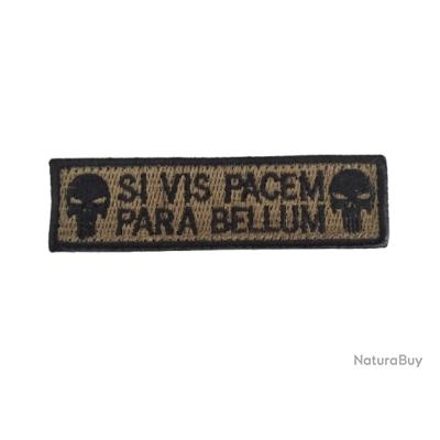 Patch - Punisher - SI VIS PACEM PARA BELLUM - Kaki - velcro - Livraison ...