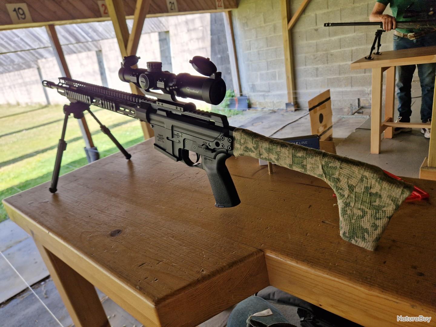 TROY TYPE AR15 222 REMINGTON RÉARMEMENT LINÉAIRE AVEC LUNETTE ET ACCESSOIRES - Carabines de tir ...