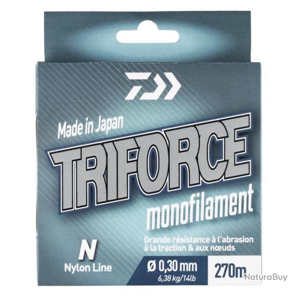Nylon Daiwa Triforce Grey 0,16mm 270m - Nylons - Tresses Carnassiers ...