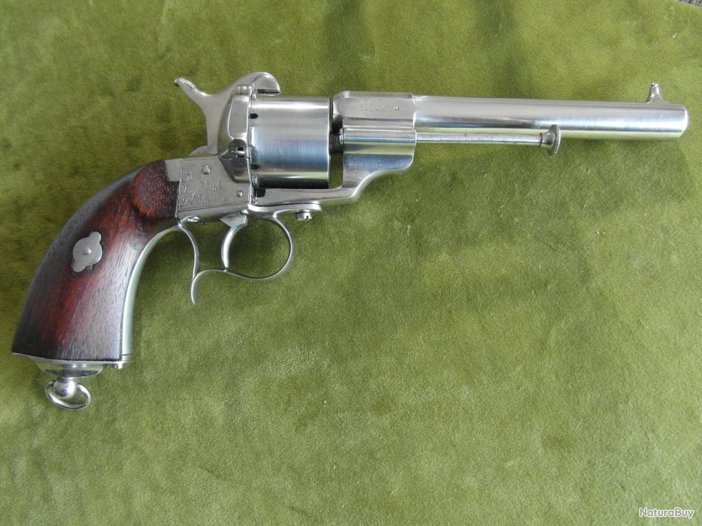 Beau révolver de marine modèle 1858 1er type de la manufacture ...