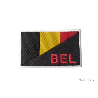 Patch Drapeau - Belgique - BEL - velcro - Livraison gratuite - Patchs ...
