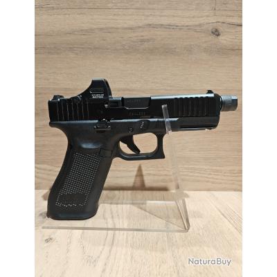 Pack Glock 45 MOS fileté + Viseur Holosun SCS MOS - Co-witness parfait ...