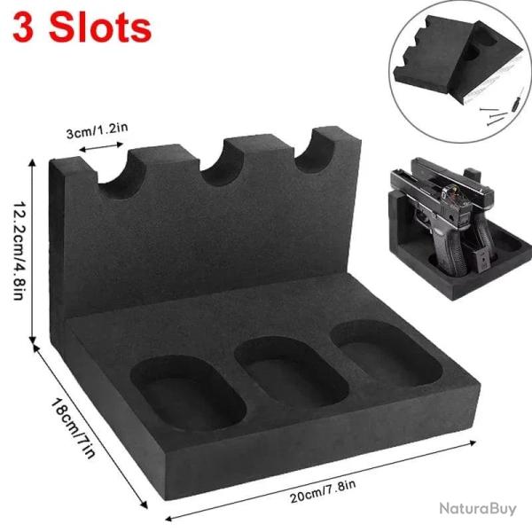 6/5/4/3/2 Card Tactical Pistol Gun Rack Rifle Wall Mount Brace Gun ...