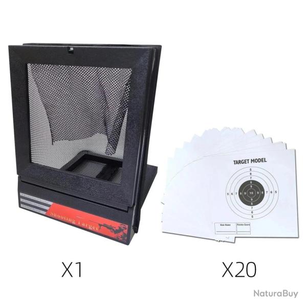 Airsoft Target with Trap Net Catcher Pellet&BB Bullets Recycling ...