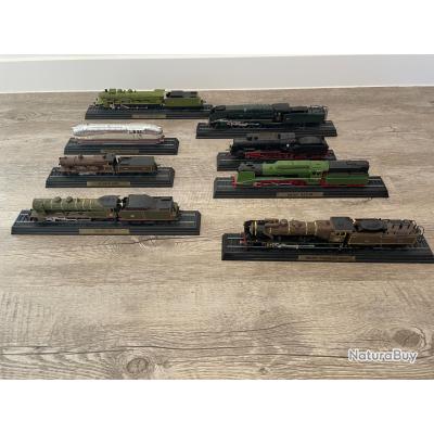 Lot locomotive train miniature de collection - Miniatures diverses ...