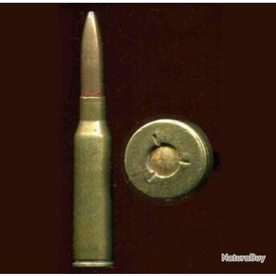 6.5 x 51 SR Arisaka Japon - balle cuivre pointue joint rouge ...