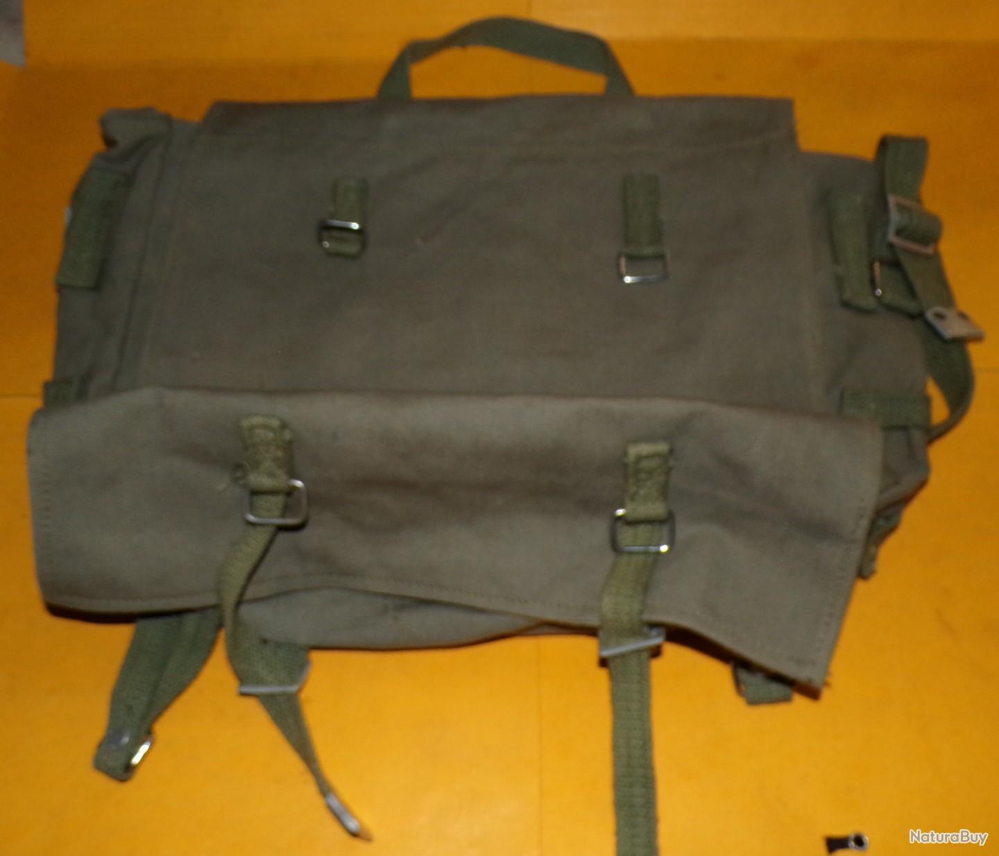 MUSETTE MILITAIRE EN TISSU DE TYPE ARMEE ALLEMANDE ,DIMENSION LONGUEUR ...