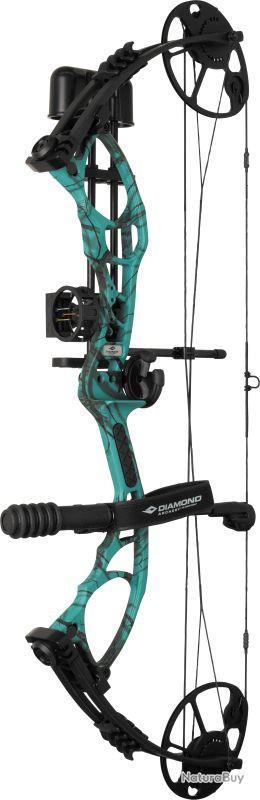 DIAMOND - Kit Arc à Poulies EDGE XT 31 GAUCHER (LH) TEAL CONTRY ROOTS - Arcs Compounds (13737178)