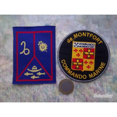 Lot écussons commando marine forces armées aux Antilles - Insignes en ...