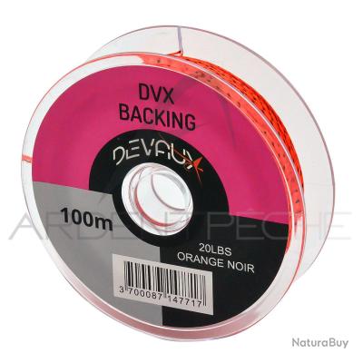 Backing DEVAUX Orange/noir 20lb Orange/noir 100m - Backing (13754592)