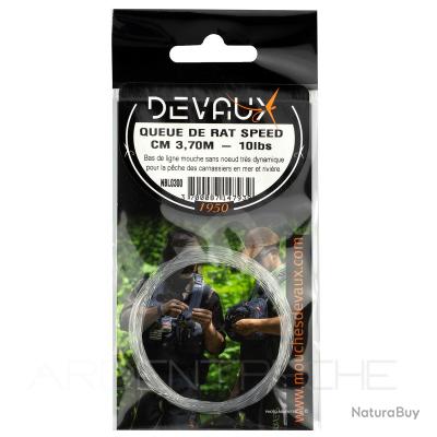 Bas de ligne DEVAUX Queue de rat Speed CM 3,70 m 10 lbs - Bas de ligne ...