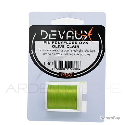 Fils de montage Polyfloss DEVAUX Olive clair - Fils et Tinsels (13755008)