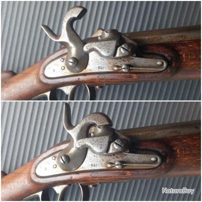 Fusil gendarmerie austro-hongroise model 1850 system Augustin a ...