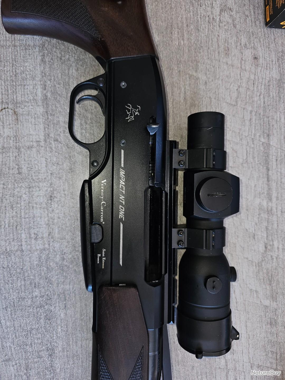 Verney carron impact one trou de pouce 30-06 + Point rouge aimpoint ...