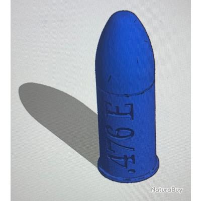 Cartouche factice de manipulation (3D) calibre 476 Enfield - Munitions ...