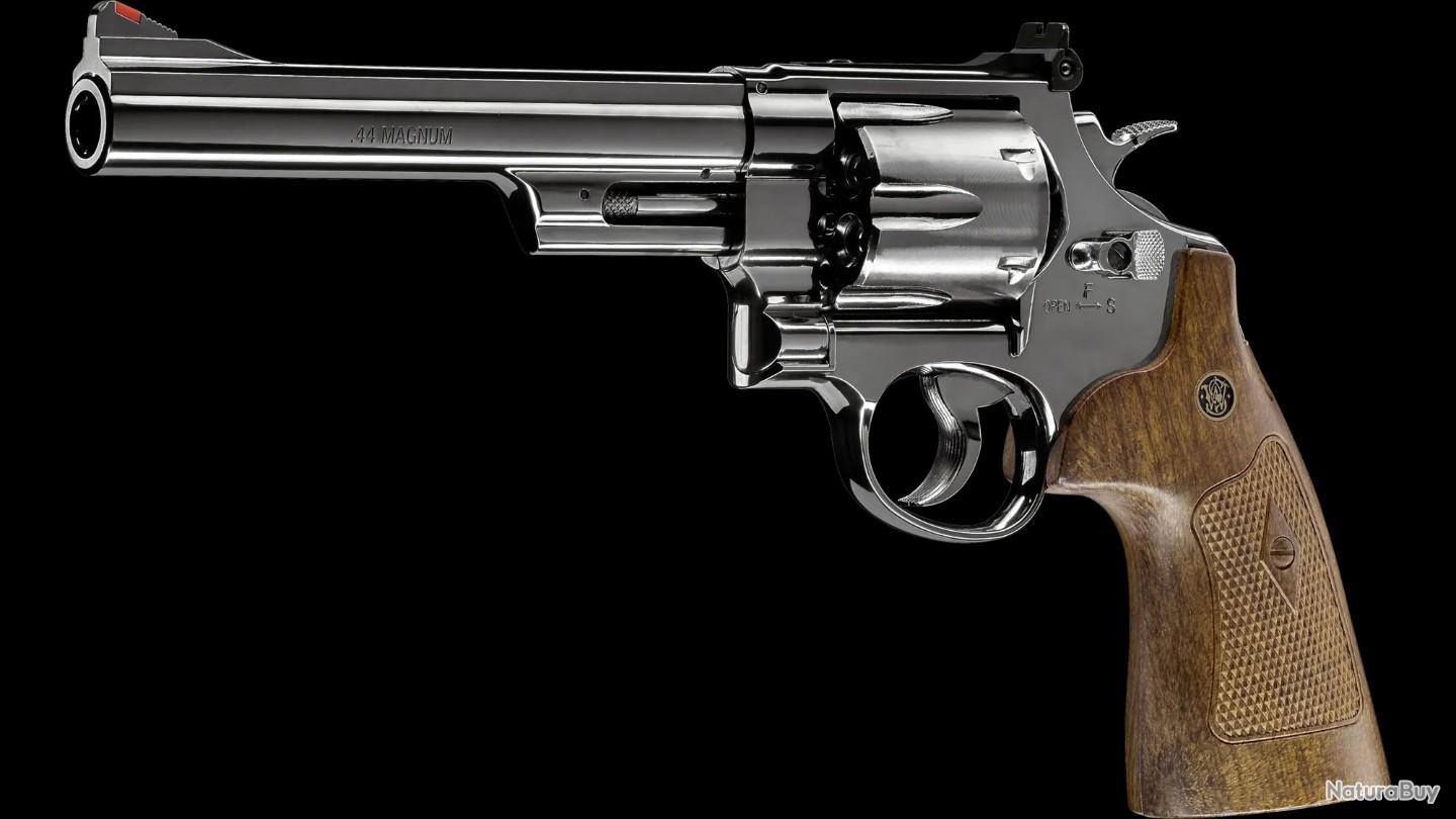 Revolver Smith & wesson M29 6,5" POLISHED AND BLUED co2 cal.4,5mm BBS 3j - Revolvers CO2 (13807231)