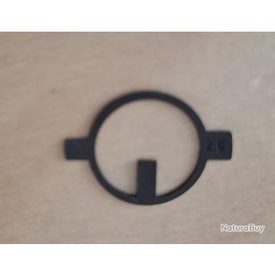 Insert métallique diamètre 16mm pour tunnel (Feinwerkbau) largeur ...