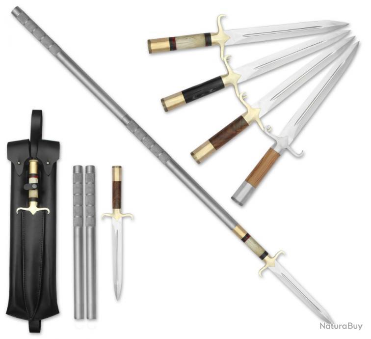 ÉPIEU MANCHE EN BOIS DE TECK (0) - Epieux (13838350)