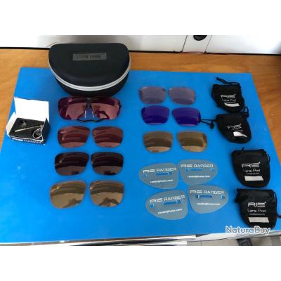 Lunettes de ball-trap Randolph Ranger Classic (XL) avec verres de 68mm ...