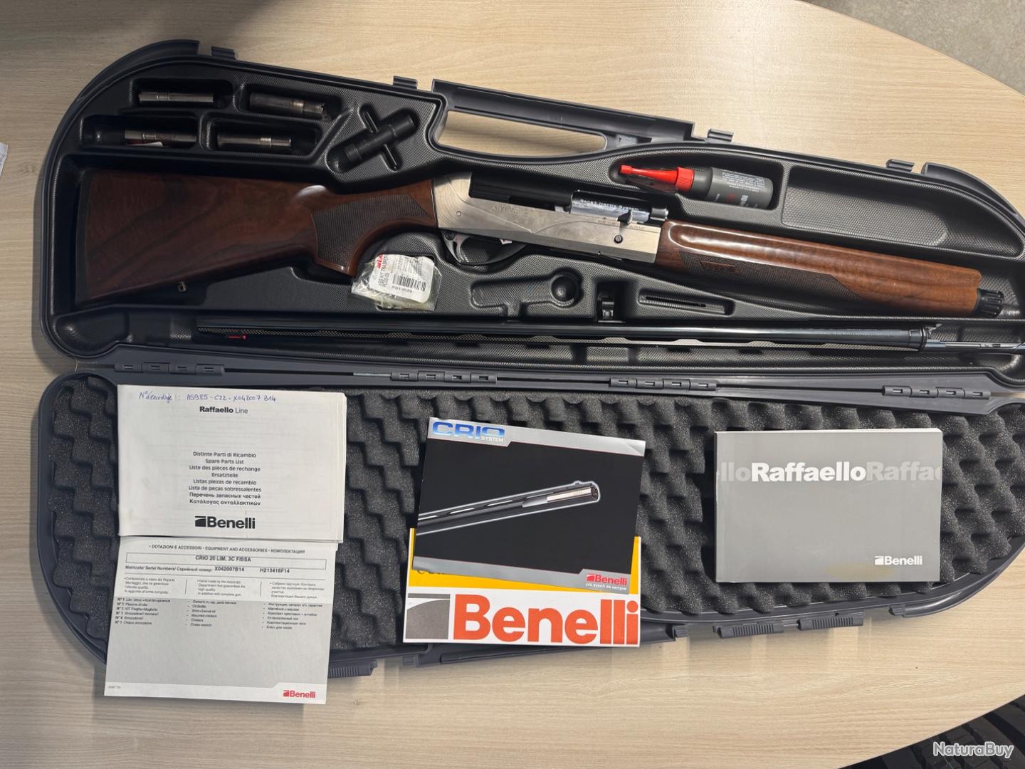 1€ Benelli Raffaello Crio calibre 20 - Fusils Semi-auto calibre 20 ...