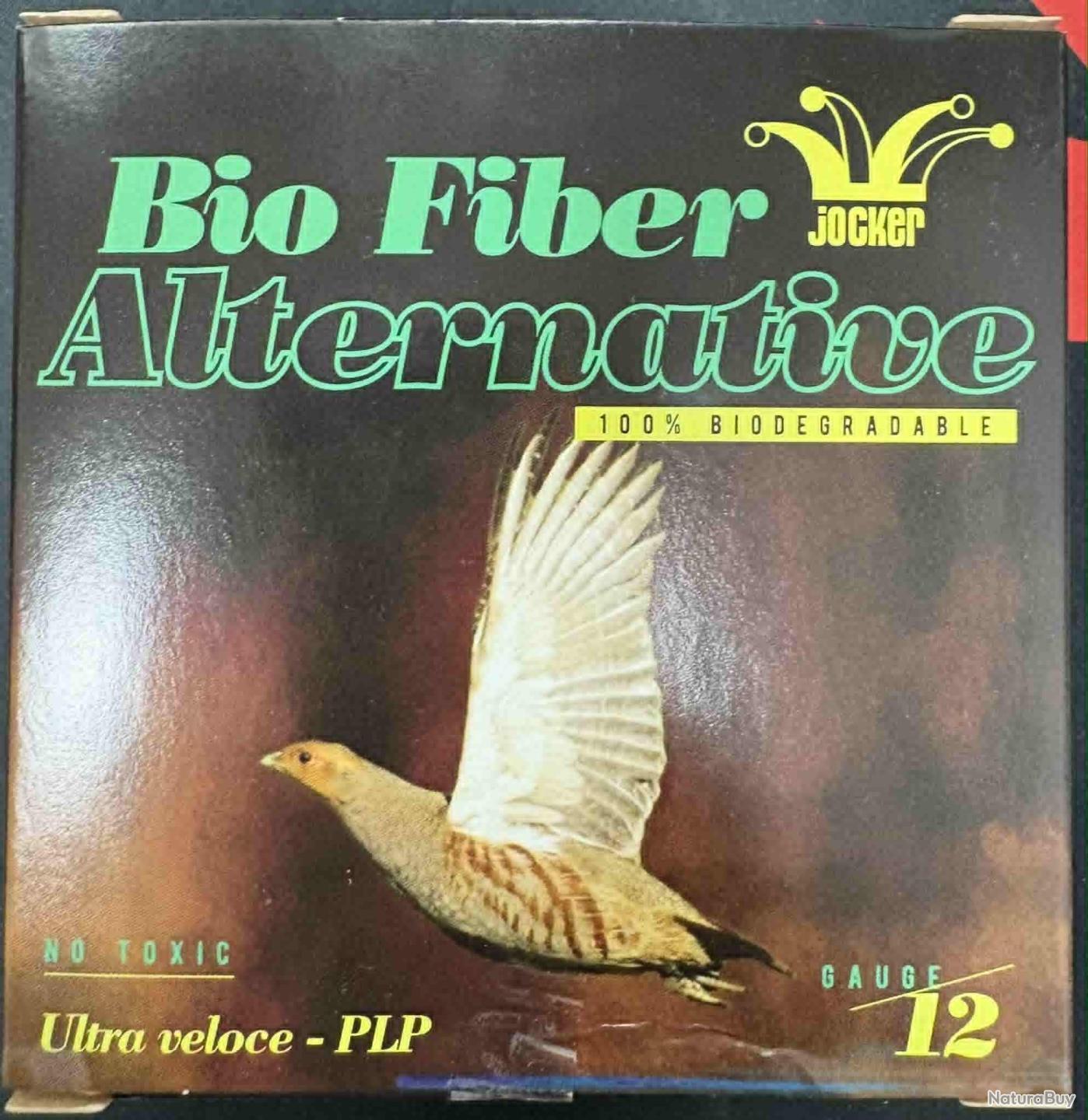 CARTOUCHES JOCKER BIO FIBER ALTERNATIVE calibre 12/70 29g bg n°7plp x25 - Cartouches calibre 12 ...