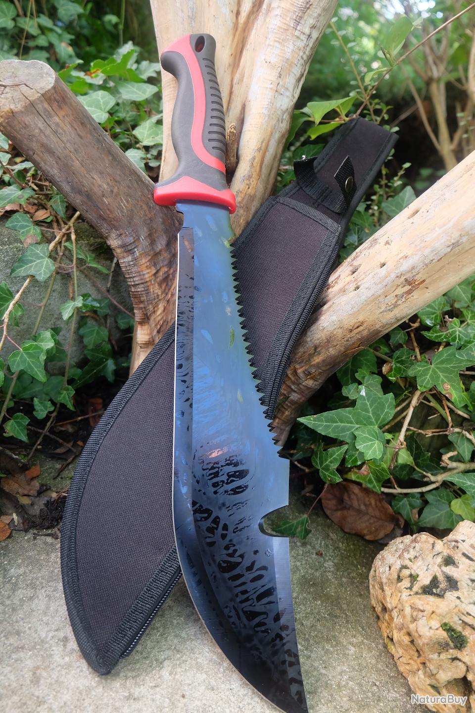 Machette Couteau Kukkri Bushcraft Parang Machete Lame Acier 3Cr13 ...