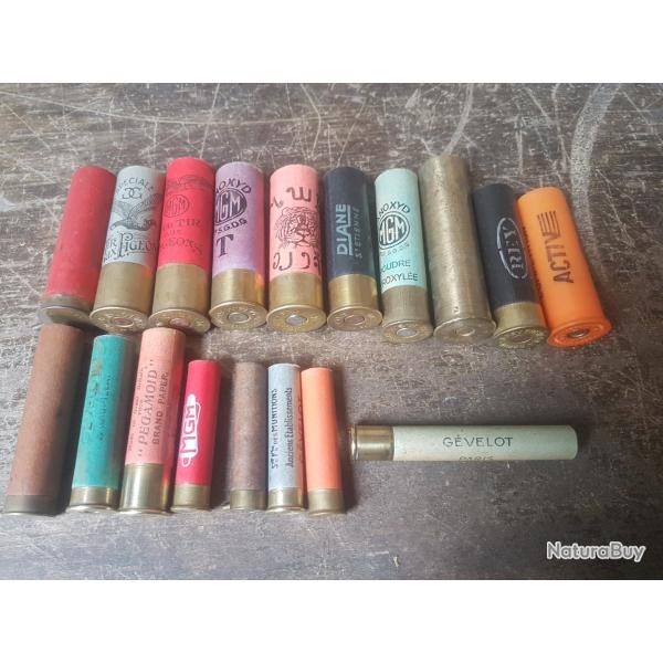 Lot cartouches collection divers cal - Douilles autres calibres (13870227)