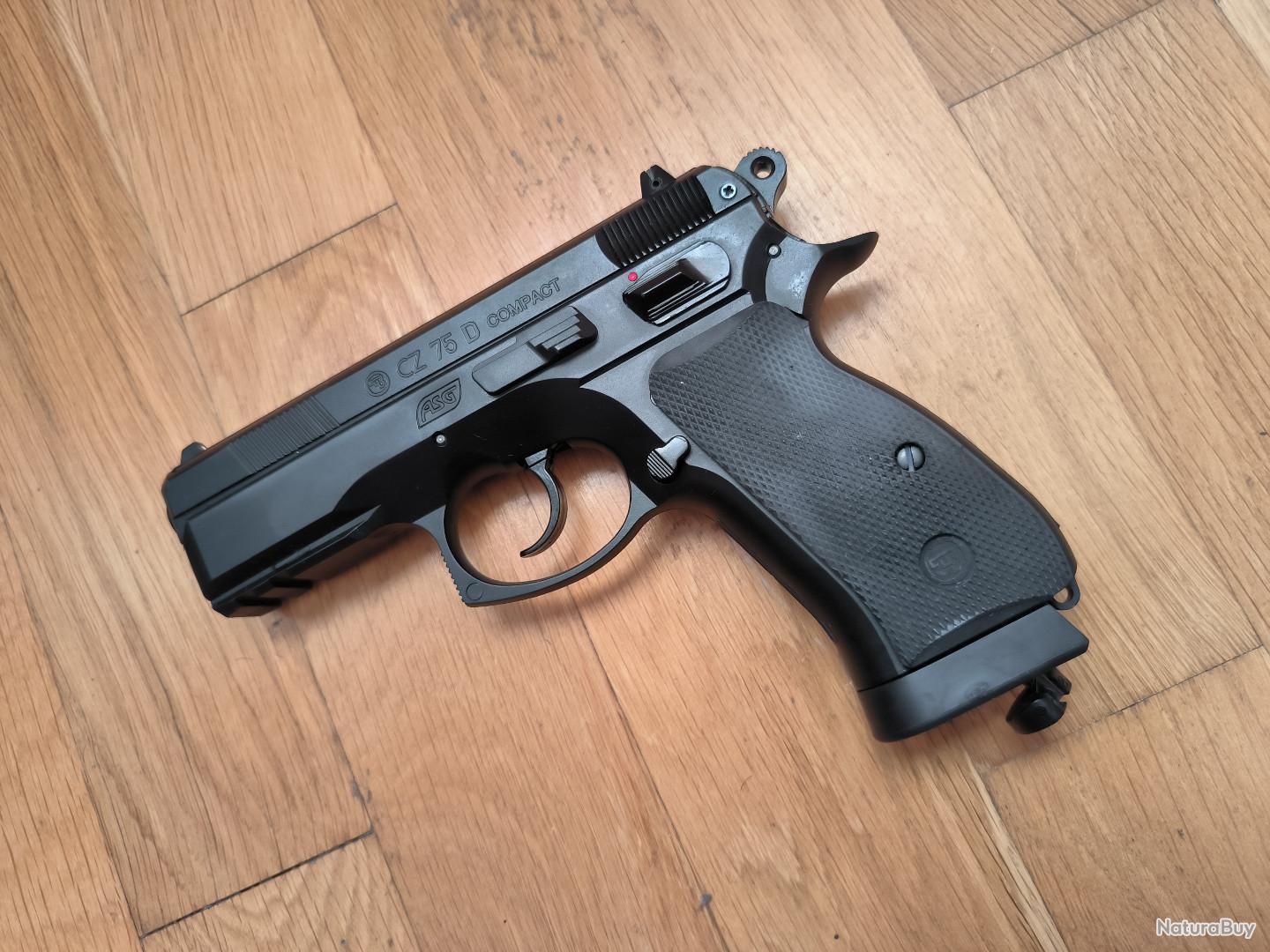 Pistolet Airsoft Blowback ASG CZ 75 G Compact - Pistolets (13871541)