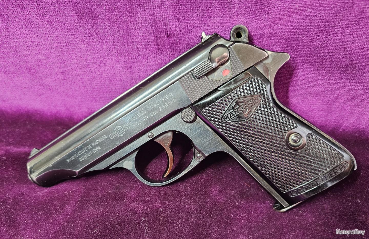 Pistolet MANURHIN Walther, MOD PP, cal 7,65br, FRANCE, Catégorie B ...