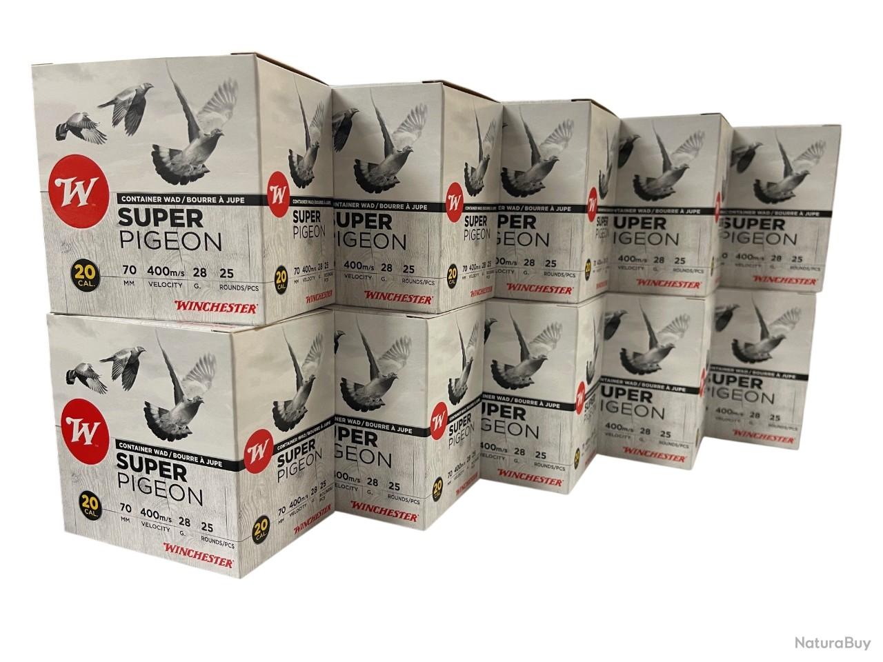 Wahoo ! Pack 250 Winchester Super Pigeon - Cal. 20/70 28 gr BJ ...