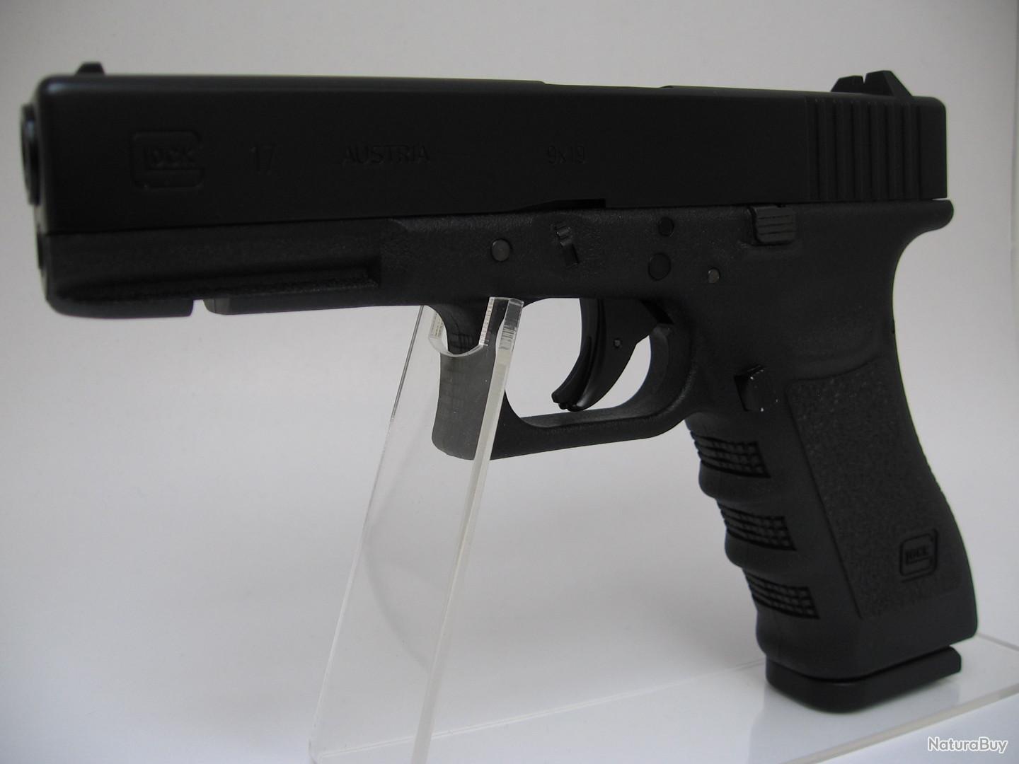 Pistolet Glock 17 GEN 3 Calibre 4,5 mm Plombs Diabolo et Billes BBs ...