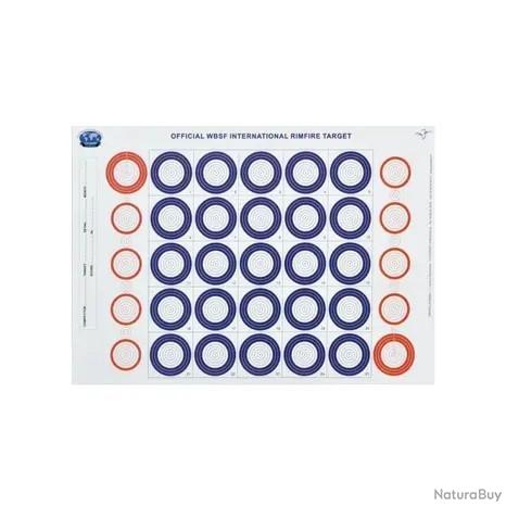 Cibles GEF carabine 50 mètres 22Lr Hunter WBSF Rimfire 2024 - Cibles ...