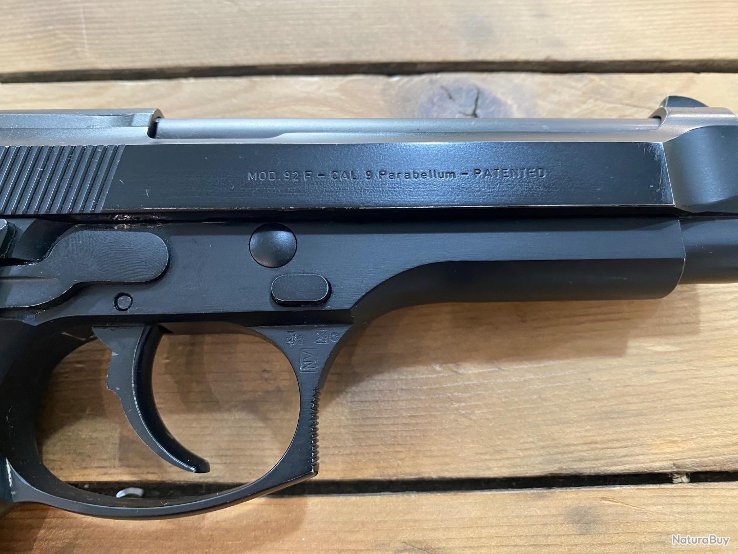 BERETTA 92F calibre 9mm bel état général - Pistolets de Catégorie B ...