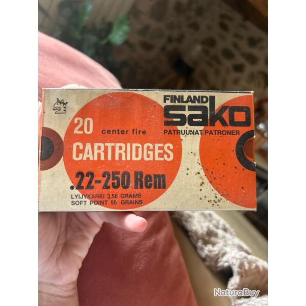 Balle cal 22-250 - Balles Calibre 22-250 Remington (13880267)