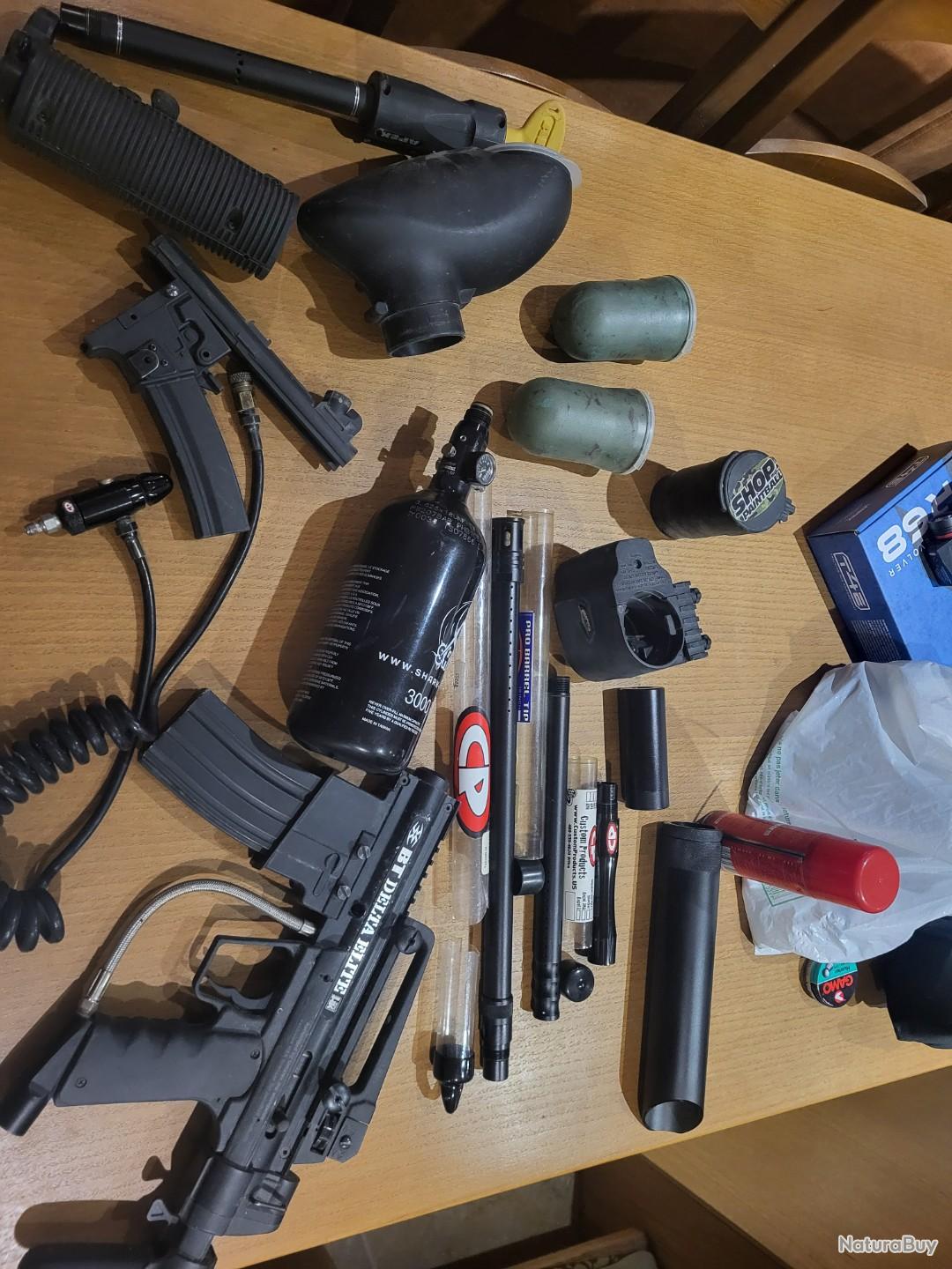 Vends pack paintball, BT delta élite, canon CP , leaders, pots , 2 ...