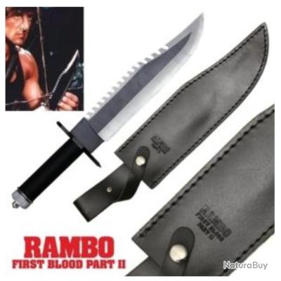 Couteau de survie RAMBO 2 (2) - Couteaux tactiques et de combats (13885736)
