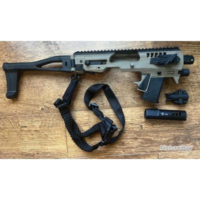 KIT DE CONVERSION POUR FUSIL MICRO RONI GEN 4 POUR CZ P07/P09 TAN CAA ...